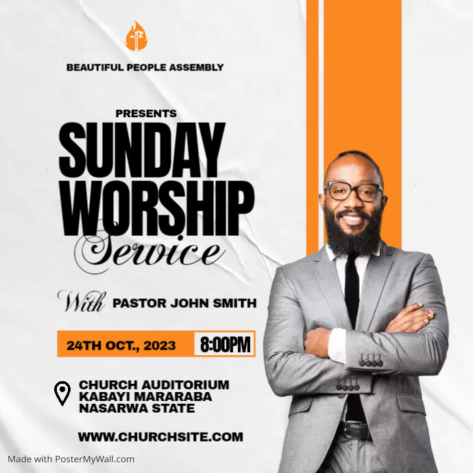 Church flyer Template | PosterMyWall