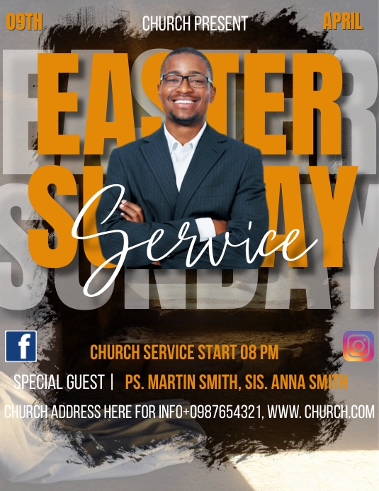 Church flyer Template | PosterMyWall