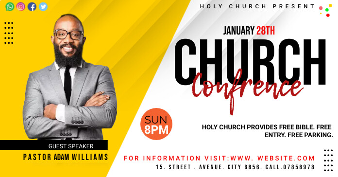 CHURCH FLYER Template | PosterMyWall