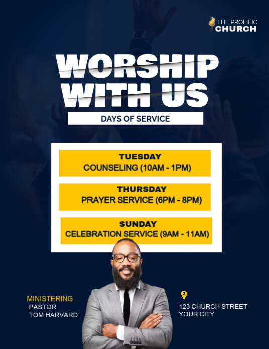 Church Flyer Template | PosterMyWall