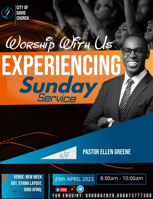 Plantilla de Church flyer | PosterMyWall