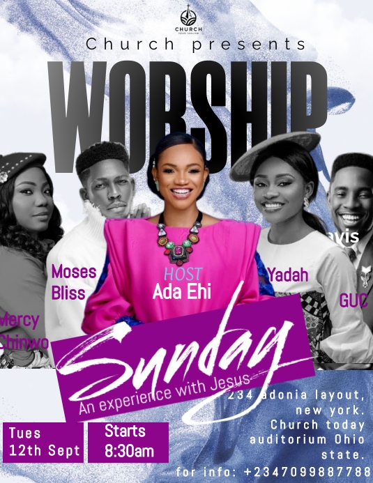 Church flyer Template | PosterMyWall