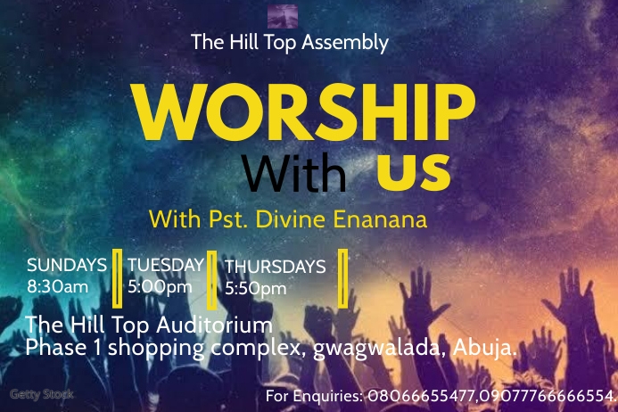 Pamflet Gereja Templat | PosterMyWall