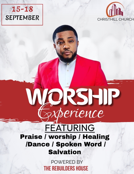 Pamflet Gereja Templat | PosterMyWall