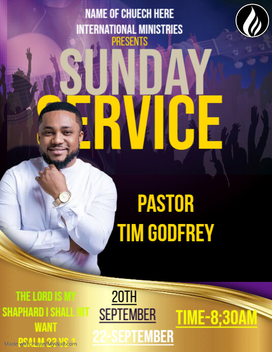 Pamflet Gereja Templat | PosterMyWall