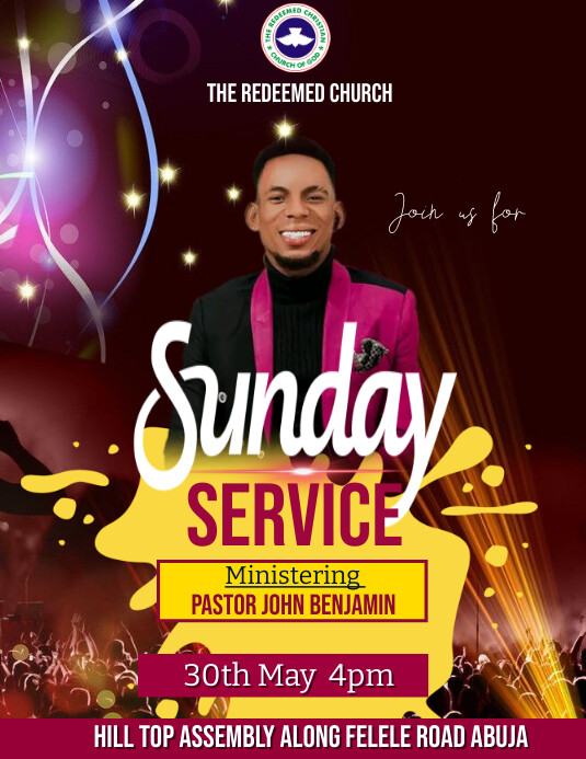 Plantilla de CHURCH FLYER | PosterMyWall