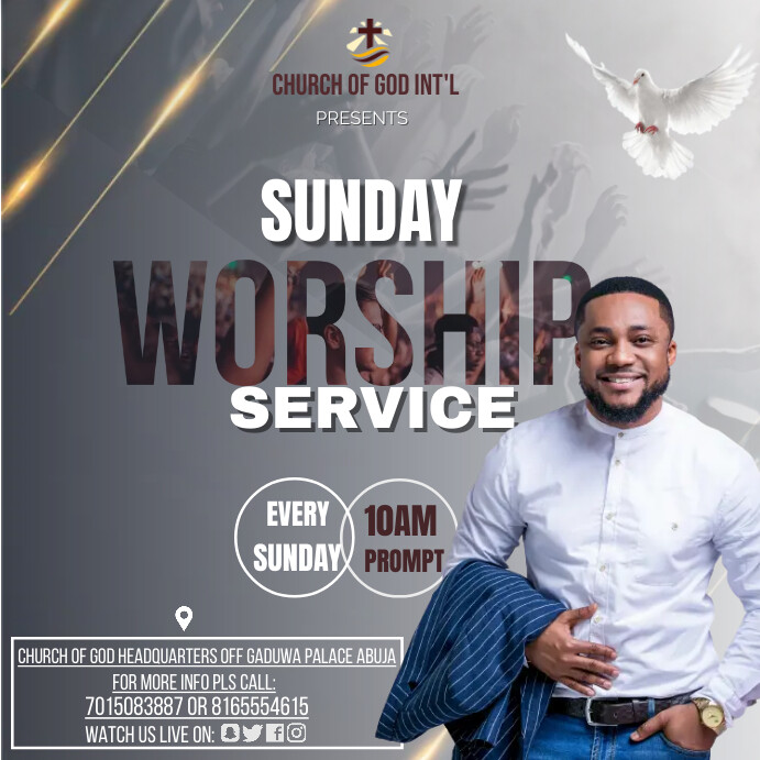 Plantilla de church flyer | PosterMyWall