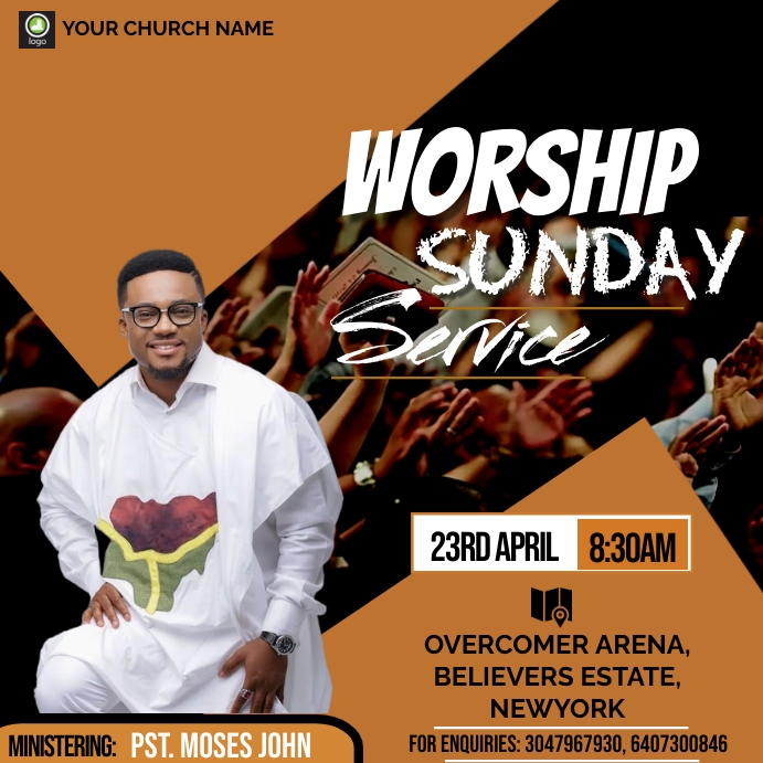 Church flyer Template | PosterMyWall