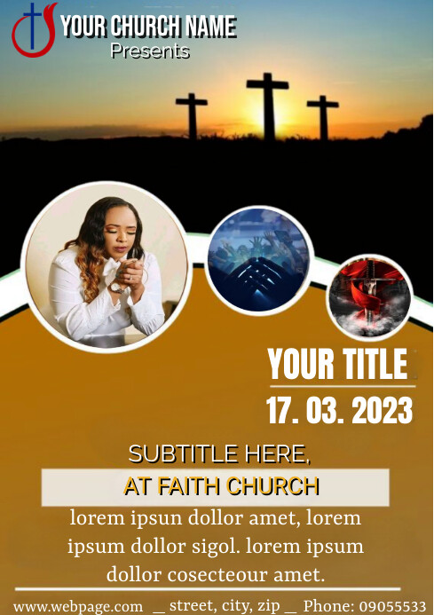 Church flyer Template | PosterMyWall