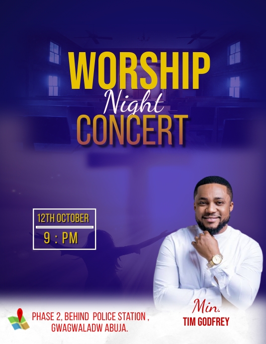 ใบปลิวคริสตจักร เทมเพลต | PosterMyWall