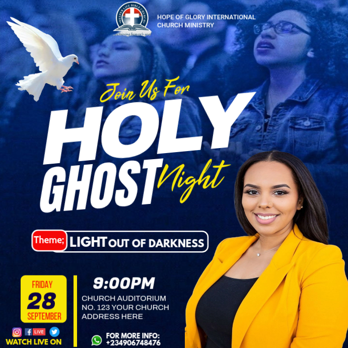 CHURCH FLYER Template | PosterMyWall