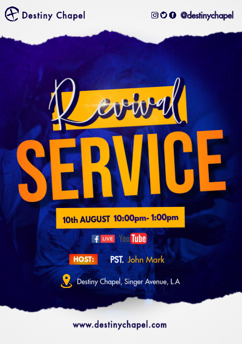 Pamflet Gereja Templat | PosterMyWall