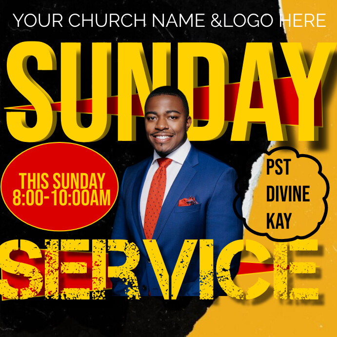 Plantilla de Church flyer | PosterMyWall