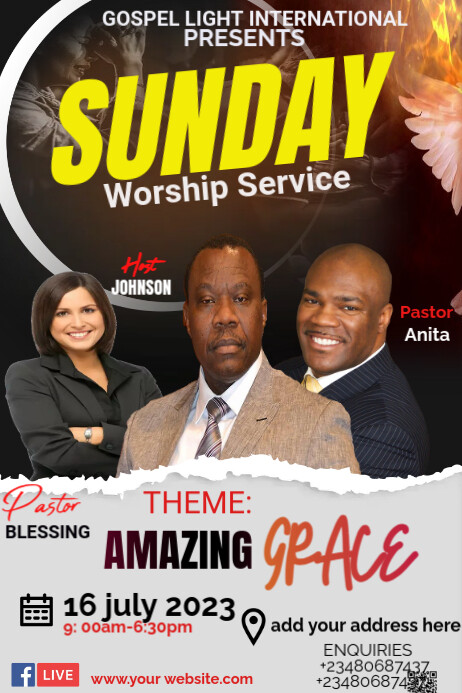 CHURCH FLYER Template | PosterMyWall