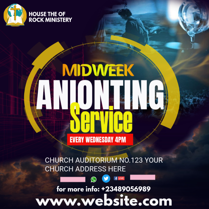 Plantilla de CHURCH FLYER | PosterMyWall