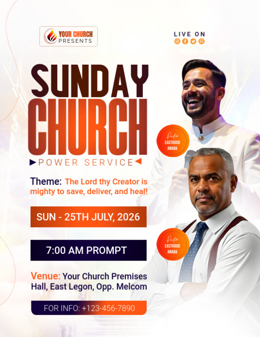 Church flyer | PosterMyWall
