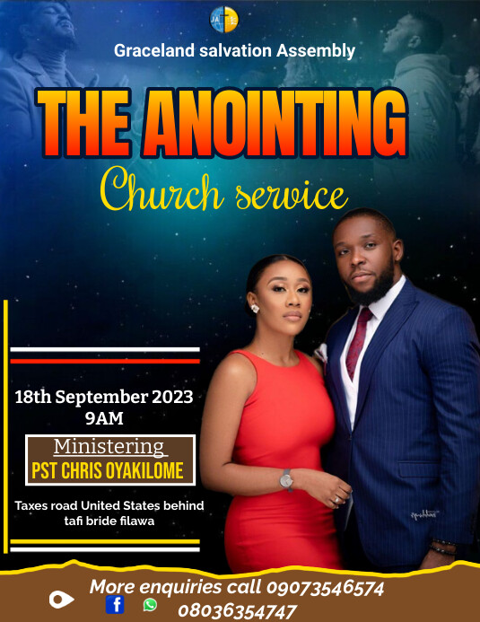 Plantilla de CHURCH FLYER | PosterMyWall