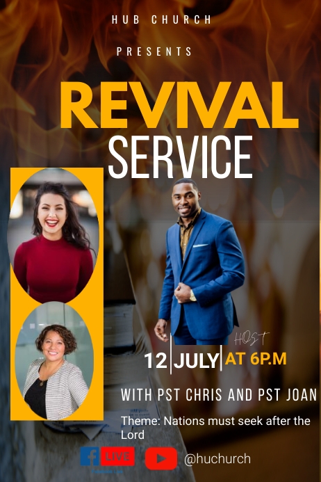 church flyer Template | PosterMyWall