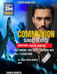 crossover Sunday service flyer poster (1) Template | PosterMyWall