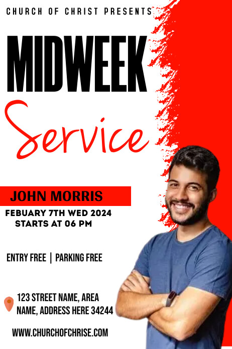 CHURCH FLYER Template | PosterMyWall