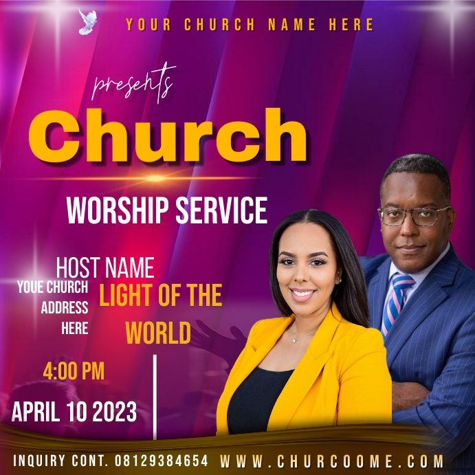CHURCH FLYER Template | PosterMyWall