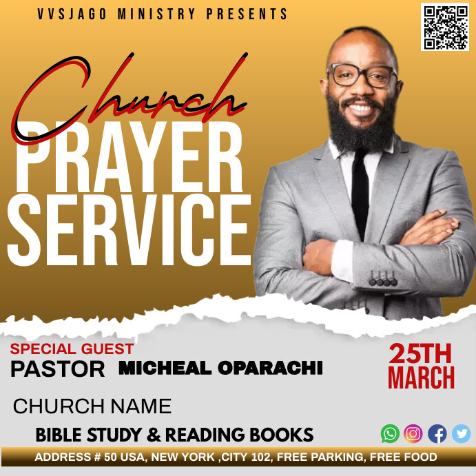 Plantilla de CHURCH FLYER | PosterMyWall