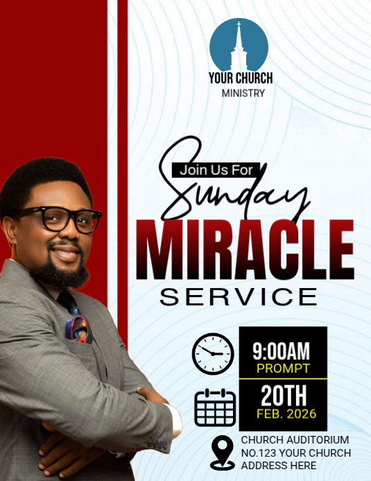 Plantilla de CHURCH FLYER | PosterMyWall