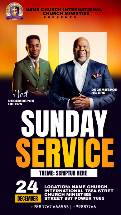 Plantilla de church flyer | PosterMyWall