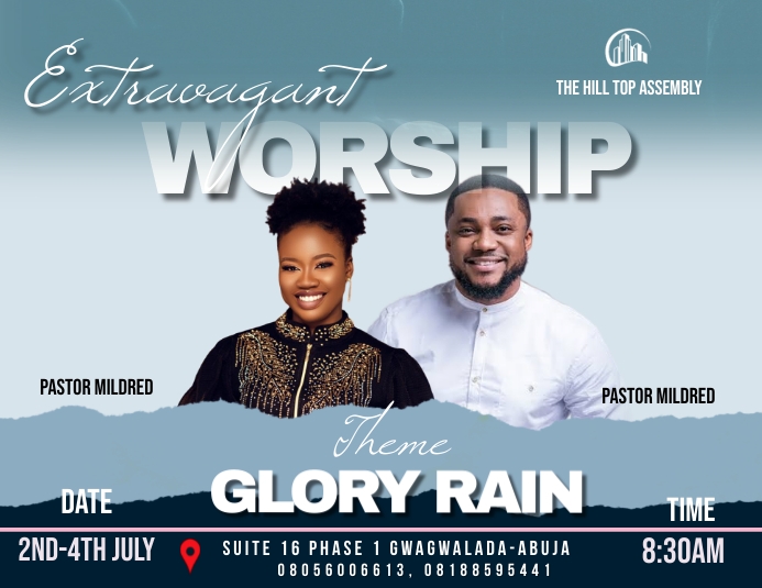 Pamflet Gereja Templat | PosterMyWall