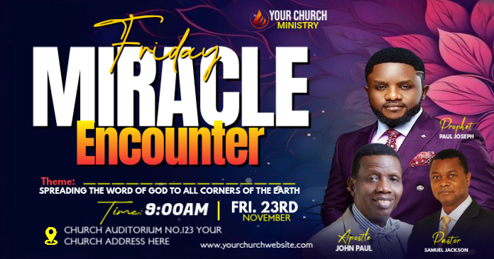 CHURCH FLYER Template | PosterMyWall