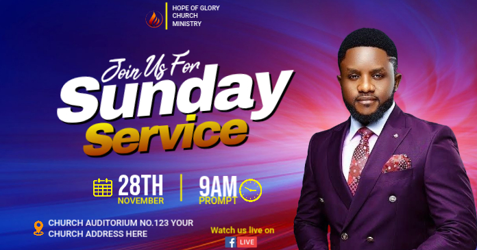 CHURCH FLYER Template | PosterMyWall