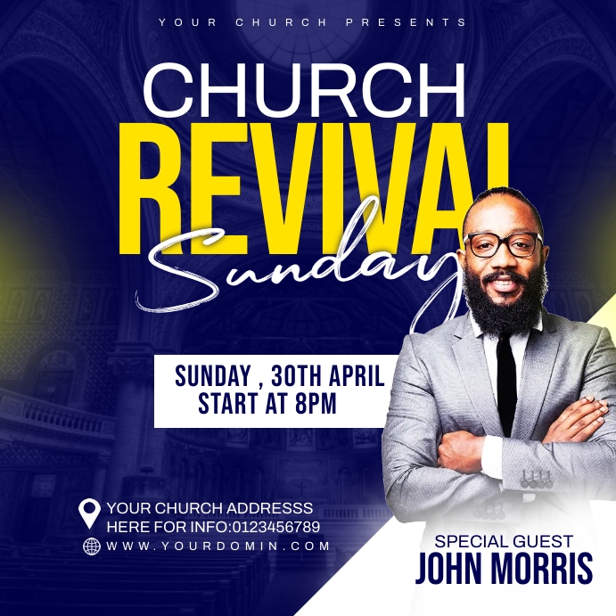 Church flyer Template | PosterMyWall