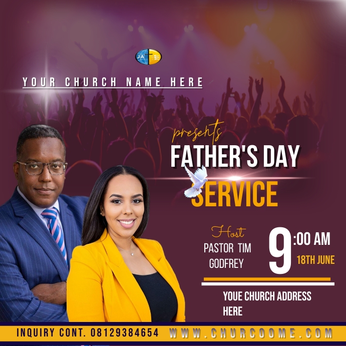 Plantilla de CHURCH FLYER | PosterMyWall