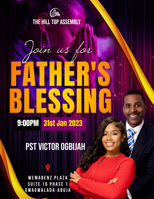 Church Event Invitation Flyers Template | PosterMyWall