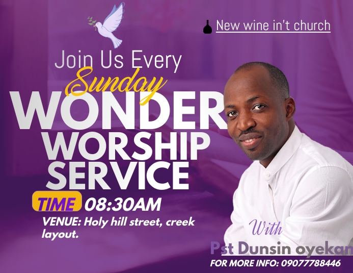 Church flyer Template | PosterMyWall