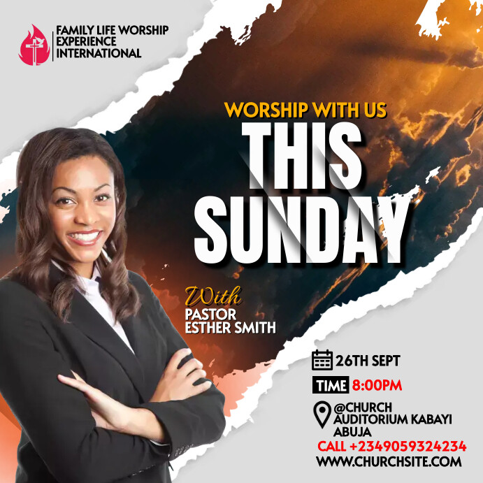 Copy of CHURCH FLYER | PosterMyWall