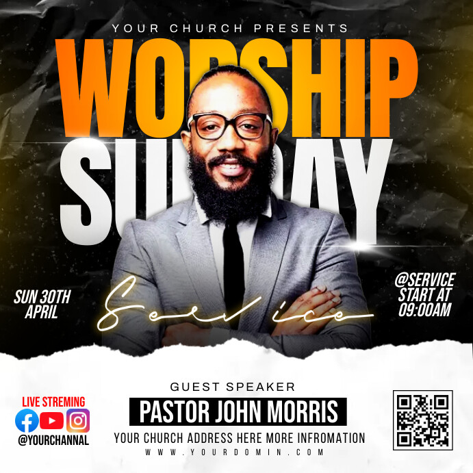 Plantilla de Church flyer | PosterMyWall