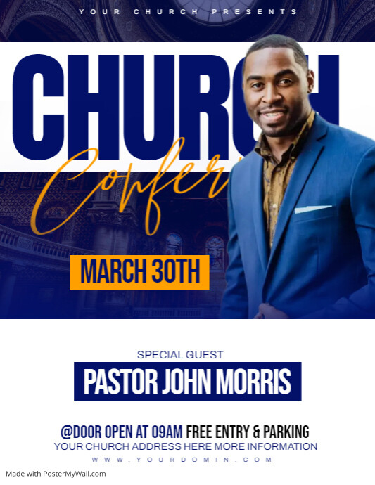 Church flyer Template | PosterMyWall