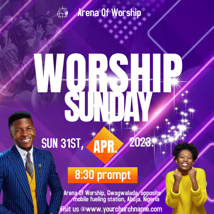 Church flyer Template | PosterMyWall
