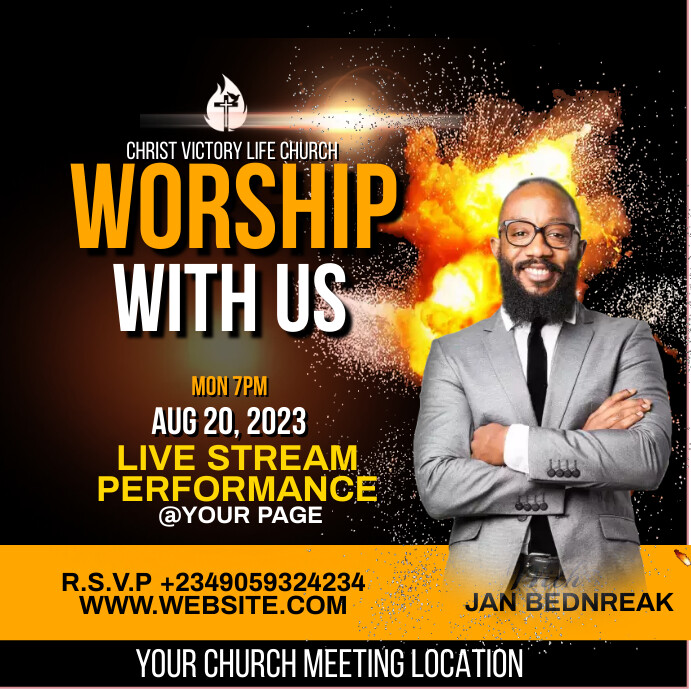 Copy of church flyer | PosterMyWall