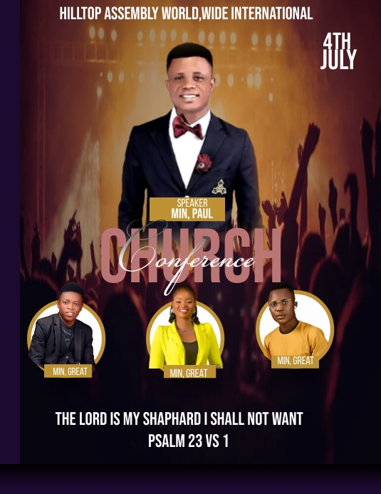 Pamflet Gereja Templat | PosterMyWall