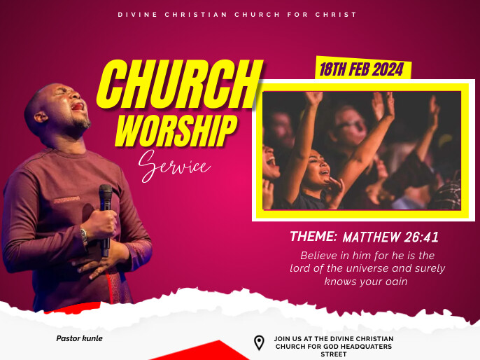 Copy of church flyer | PosterMyWall