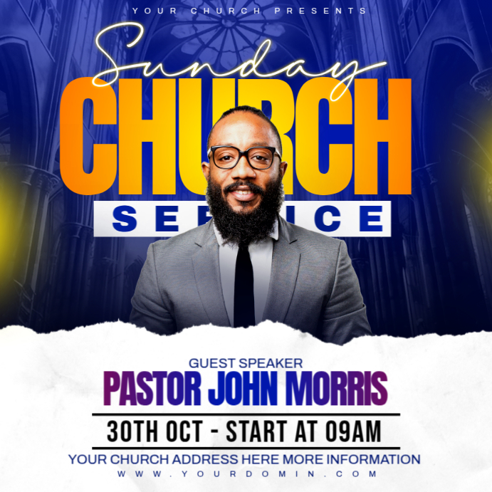 Church flyer Template | PosterMyWall