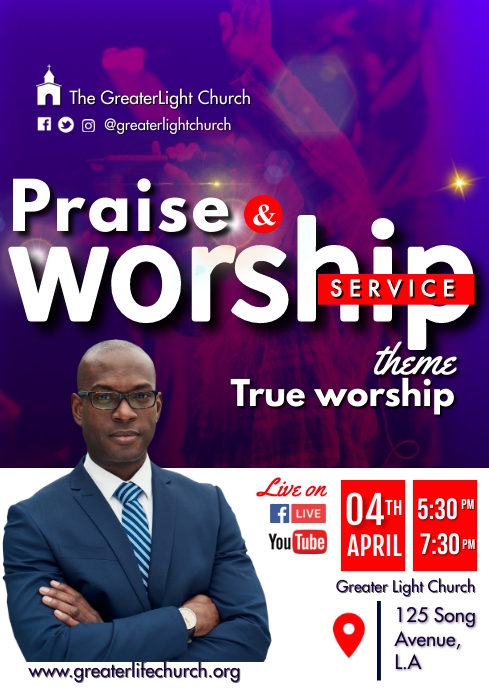 Church Flyer Template | PosterMyWall