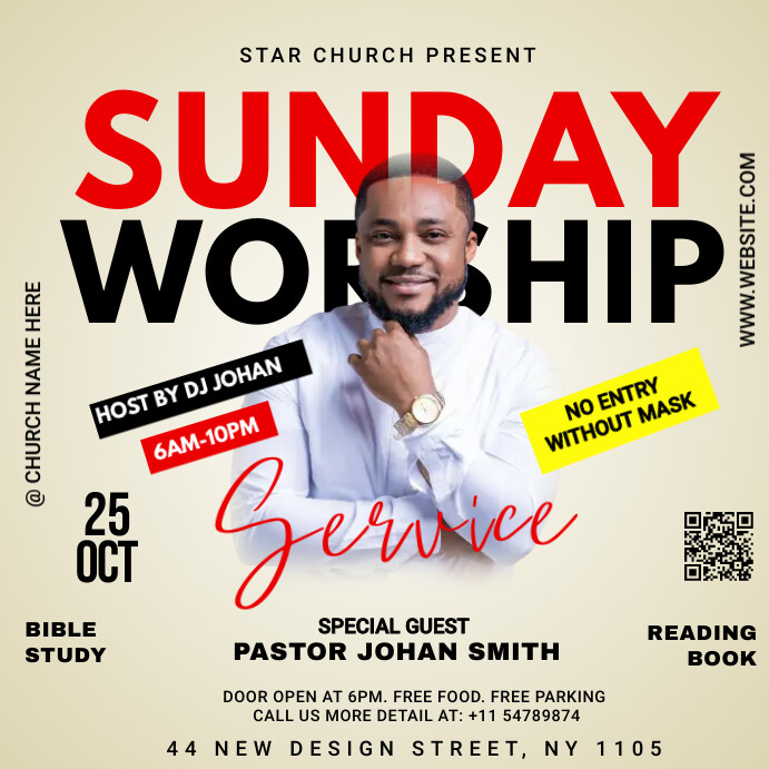 CHURCH FLYER Template | PosterMyWall