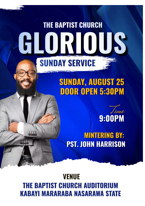 church flyer Template | PosterMyWall