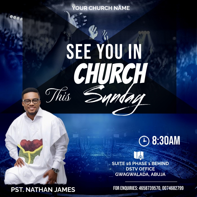 Church flyer Template | PosterMyWall