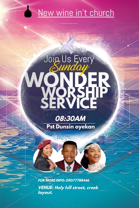 Church flyer Template | PosterMyWall