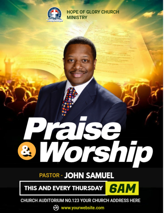 CHURCH FLYER Template | PosterMyWall