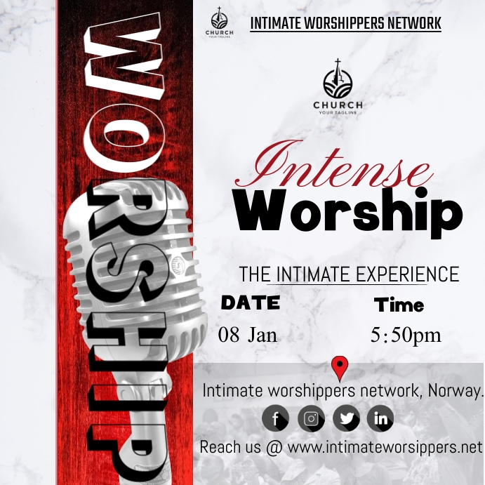 Pamflet Gereja Templat | PosterMyWall